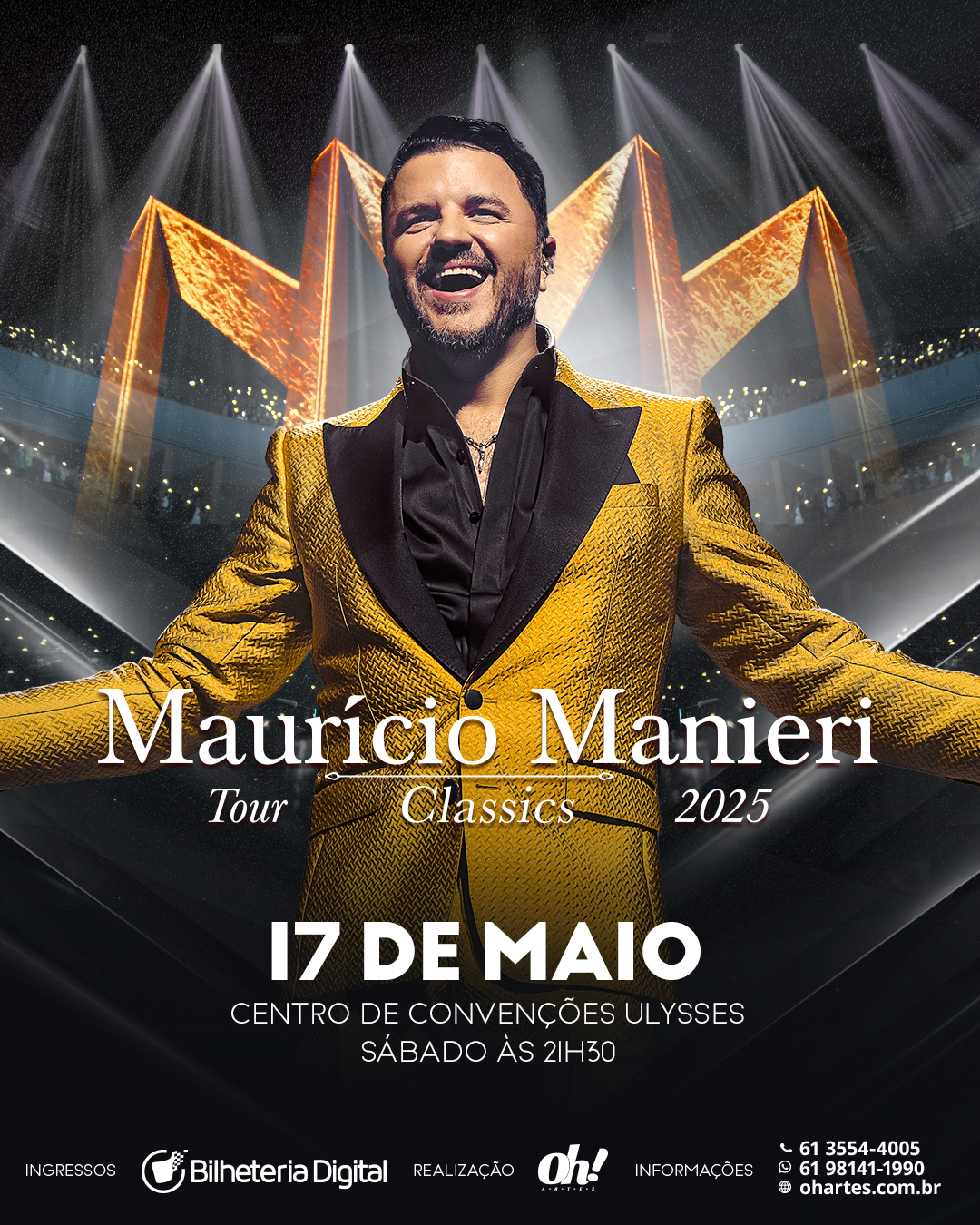 Maurício Manieri em Brasília | Oh! Artes